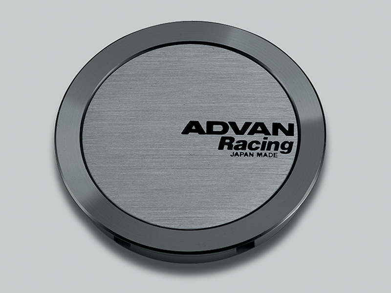 Advan 63mm Full Flat Centercap - Hyper Black – Nice Time Racing